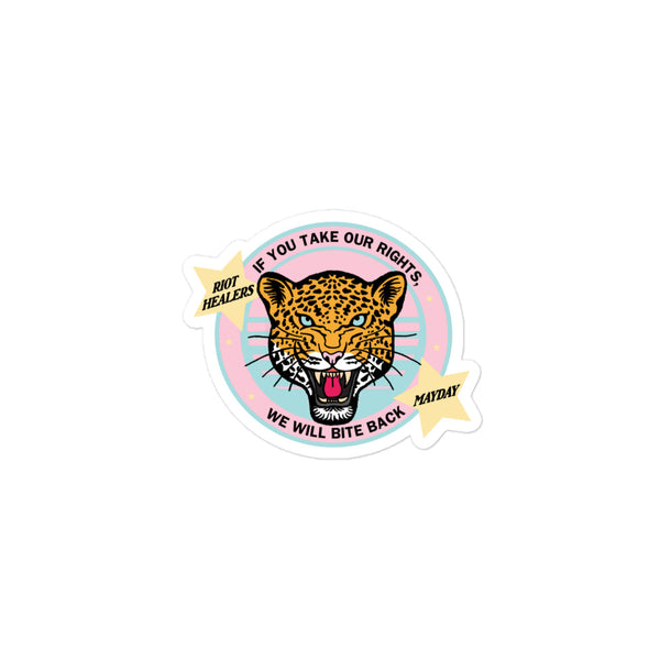 We Will Bite Back Sticker - Riot Healers
