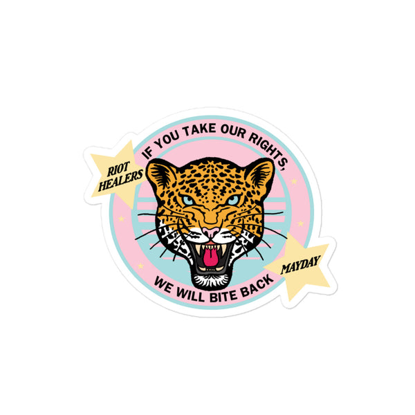 We Will Bite Back Sticker - Riot Healers