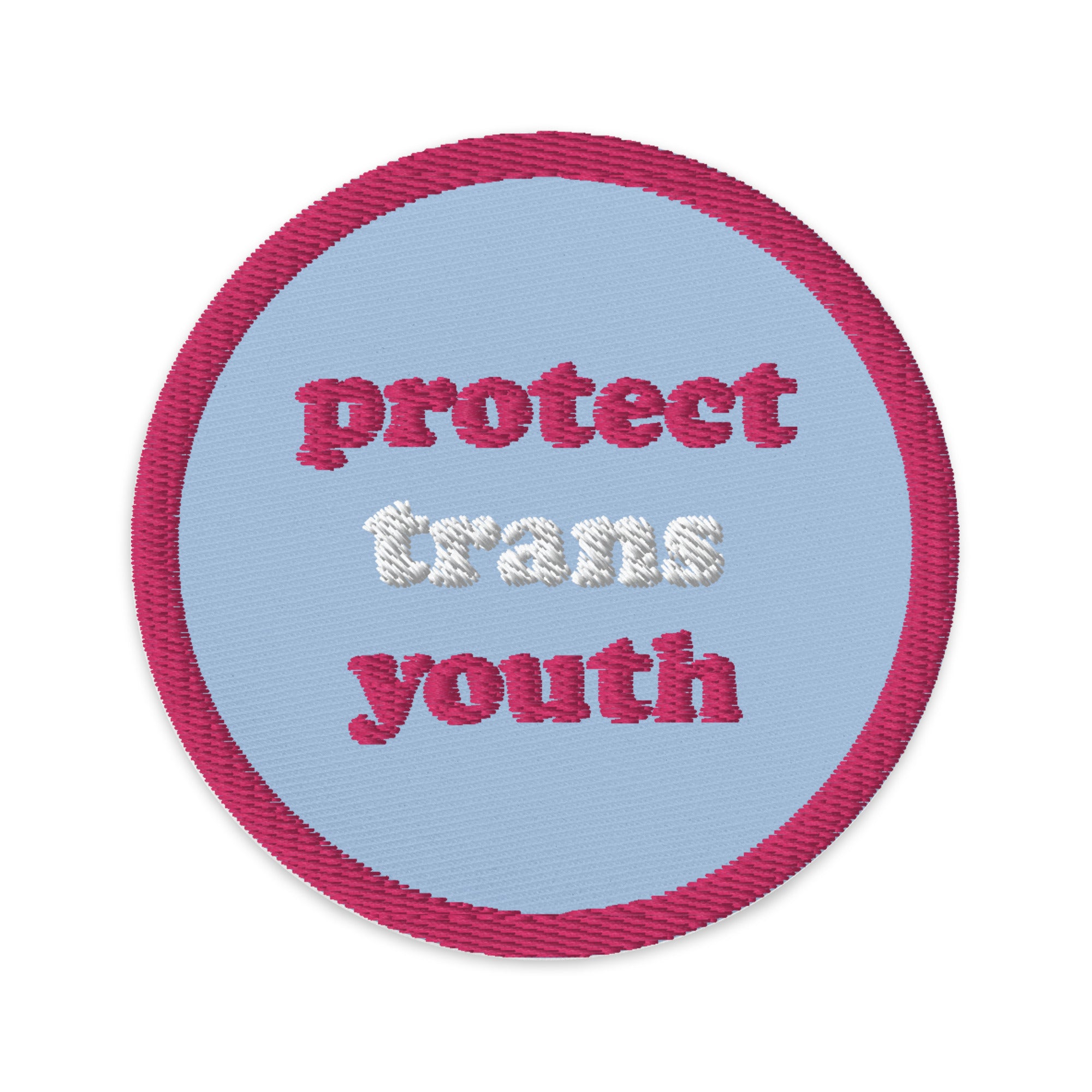 Protect Trans Youth Patch - Riot Healers
